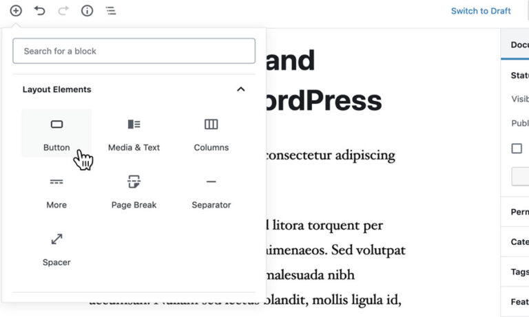 how-to-add-links-and-buttons-in-wordpress-knowledge-base