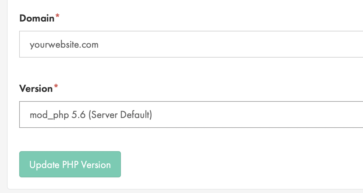 How to change PHP version on Professional Hosting | Knowledge Base